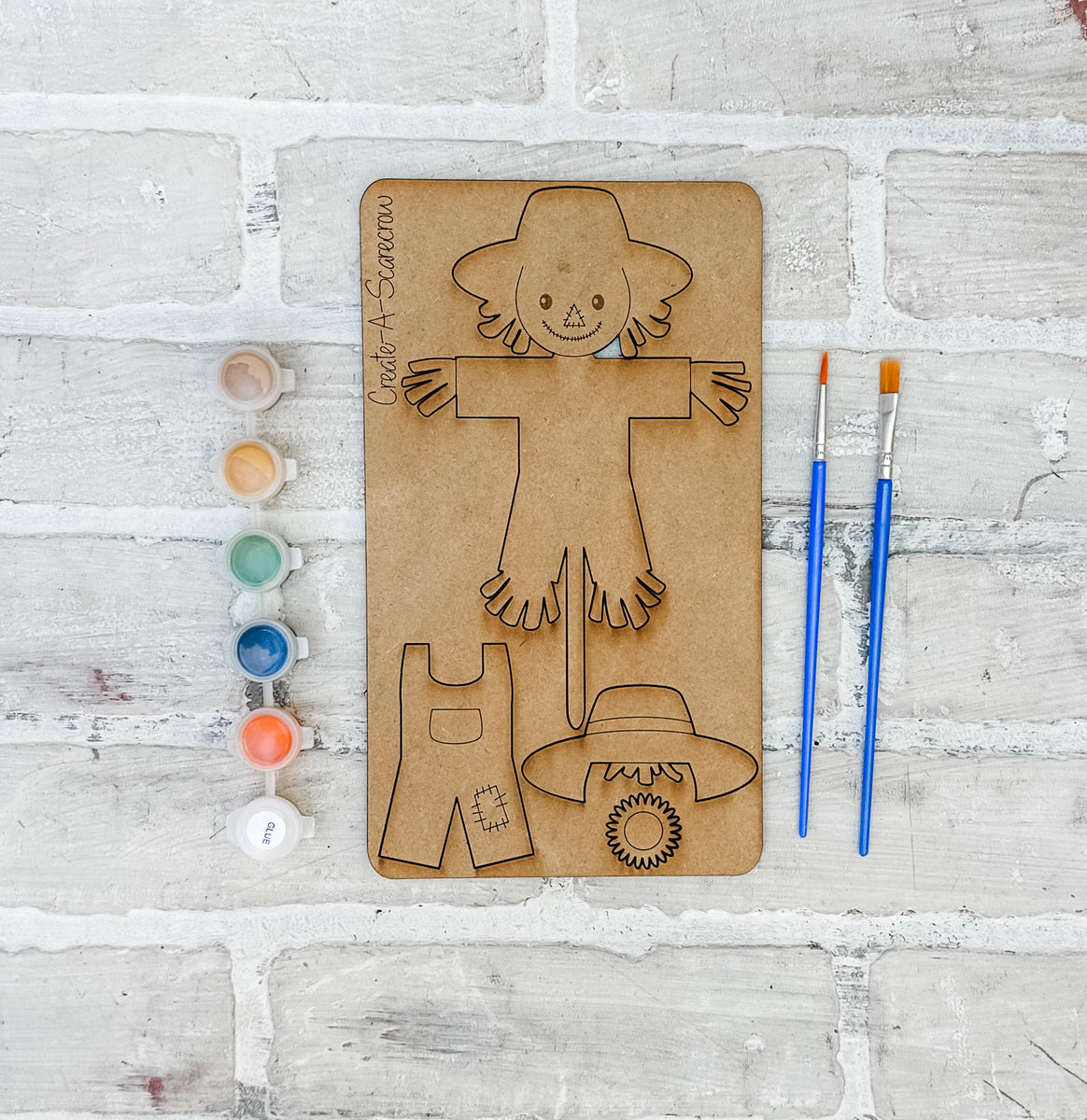 Create-A-Scarecrow DIY Paint Kit for Kids – High Cotton Creations