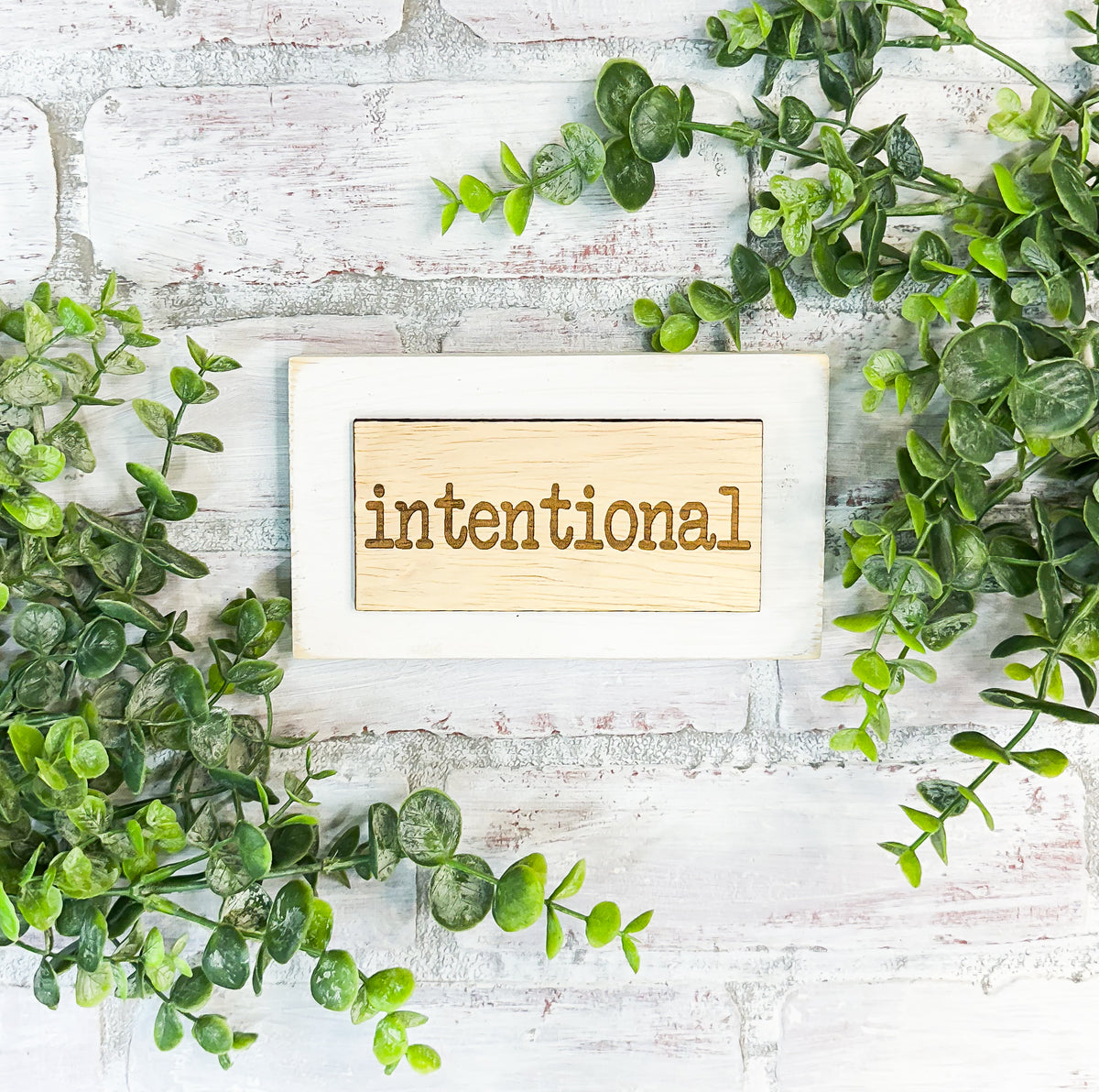 Personalized Word of the Year Shelf Sitter Sign – High Cotton Creations